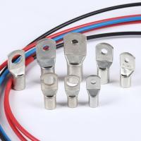 China Thickened Version SC Type Tinned Copper Cable Lugs Copper Material SC6-6~SC240-16 Welding Cable Lugs SC Series Wiring Nose for sale