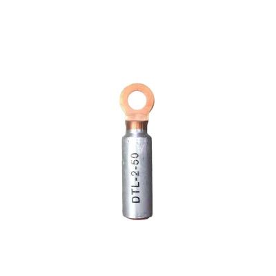 China DTL-2 Copper Aluminum Bimetal Crimp Terminal with Coated Tin Plating for Wire Connecting-Friction Welding Cable Lug for sale