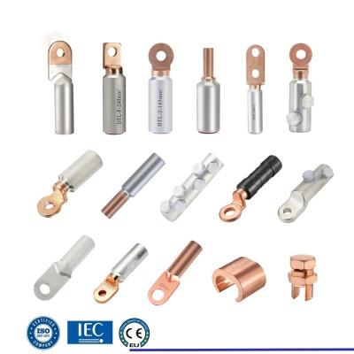 China 300mm2 Compression Friction Welding Bimetallic Lug CE IEC Standard Copper Aluminum Bimetal Cable Lug for sale