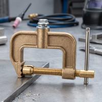 China Heavy Duty 500A Brass Welding Ground Clamp Earth Clamp for Arc Welding Machine Accessories for sale