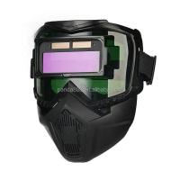 China Solar Powered Auto Darkening Welding Helmet PP Material Welding Mask for Grinding and Arc Welding Protection for sale