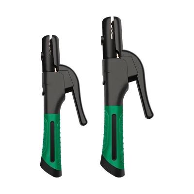 China Heavy Duty Anti-Slip Handle Ergonomic Design Welding Electrode Holder Efficient Operation Copper Welding Clamp for sale