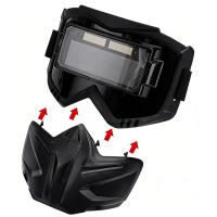 China Solar Powered Auto Darkening Welding Helmet with True Color HD View and Lightweight Full Face Welding Mask Design for sale
