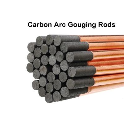 China 10 mm Copper-Coated Carbon Arc Gouging Electrode Gouging Carbon Rod with Low Rod Consumption for Weld Preparation for sale
