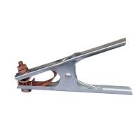 China 400 A Screw Type Earth Clamp with Solid Copper Jaw for Fixed Earthing Ground Clamp Applications for sale