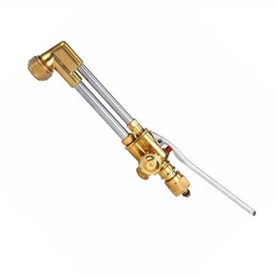 China Gas Cutting Torch Cutting Attachment with Solid Brass Head and Preheat Cutting Oxygen Control for Acetylene Propane LPG for sale