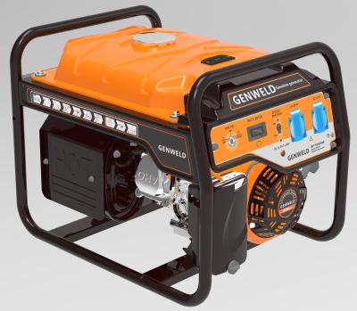 China 4kW 230V Portable Gasoline Generator with Overload Circuit Protection and 12.5L Fuel Tank for sale