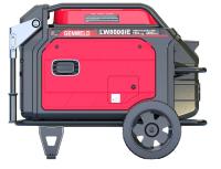 China LWG8000iE Portable Engine Driven Arc Welder with 22L Fuel Tank 6.8kw Running Watts and 420cc Engine Displacement for sale