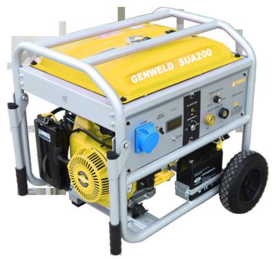 China SUA200A Engine Driven Welder with 5.0Kw Rated Power Recoil Electric Start and 420cc Engine Welder Generator for sale