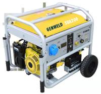 China GENWELD SUA200A Portable Petrol 200A MMA Welding Machine With AC 5.5Kw Auxiliary  Output ( Rated Cycle:60%/180A/27.2V) for sale