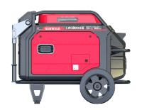 China GENWELD Portable 7kW Silent Gasoline Generator Set with 4 Wheels and 65dB Low Noise Level for sale