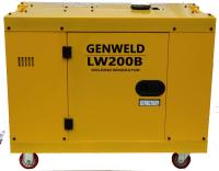 China Portable Silent Diesel Welder Generator with 170A Welding Current 4.0kW Output Power and 35% Duty Cycle for sale