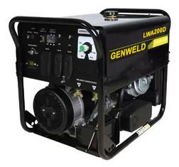 China Professional Small Engine Driven Welder / Easy Move Petrol Welder Generator for sale