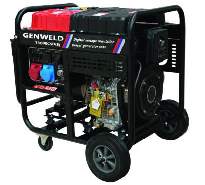 China GENWELD  13000CSD(E)  Digital voltage regulation Diesel generator sets for sale