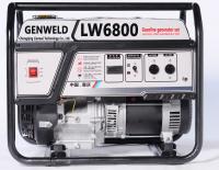 China GENWELD LW6800SD Gasoline Generator Set with 420cc Engine Capacity 8.5kW Calibration Power and Single/Three Phase Output for sale