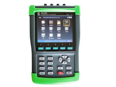 China 0.1 Degree Phase Accuracy Power Quality Analyzer 0.1 Class 32G Memory High Precision for sale