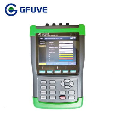China IEC6100-4-30 Class A Power Quality Analyzer 0.001V Resolution High Accuracy for sale