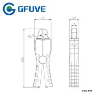 China GFUVE Q8A1 High Precision Low Current Amp Probe Nickel Metal Core Accuracy Class 0.1 for sale