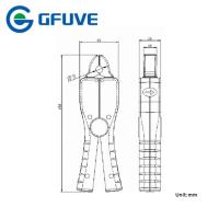 China GFUVE Q8A2 10A High Sensitivity AC Current Clamp Probe Permalloy Core 8mm Jaw Opening for sale