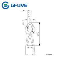 China GFUVE Q40 Oscilloscope AC Current Probe , Current Clamp Probe 600A Input Current High Accuracy for sale