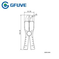 China GFUVE HQ15 5A 100A AC Light Weight Current Probe CT Detection Monitoring Low Current Amp Seneor for sale