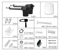 China Powerful Double Arm Ac Swing Gate Opener 1000Kg AC 220V for sale