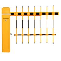 China Fence Magnetic Security Boom Barrier Gate 6M 90W 220V Adjustable Running Speed for sale