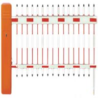 China Fence Magnetic Security Boom Barrier Gate 6M 90W 220V Adjustable Running Speed for sale