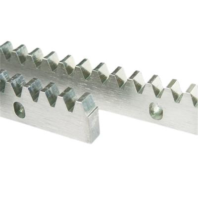 China Carbon Steel Gear Rack for Sliding Gate Opener 8mm 10mm 12mm Length 1m 2m for sale