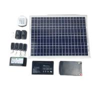 China Aluminum 600kg Solar Dual Swing Gate Opener Kit IP55 24VDC 40W for sale