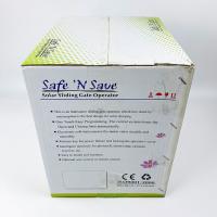 China Automatic Sliding Gate Motor DC 12V Motors 400Kg Sliding Opener With 2 Remote Control for sale