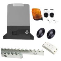 China Waterproof AC Solar Slide Gate Operators 800kg White Adjustable Resistance Sensitivity for sale