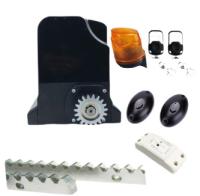 China Waterproof AC Solar Slide Gate Operators 800kg White Adjustable Resistance Sensitivity for sale