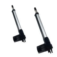 China 1500RPM Automatic Dual Swing Gate Opener 60W 24VDC 500kg per Leaf for sale