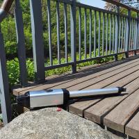 China 24VDC 300kg Automatic Swing Gate Operator for Single Leaf Motor Gate for sale