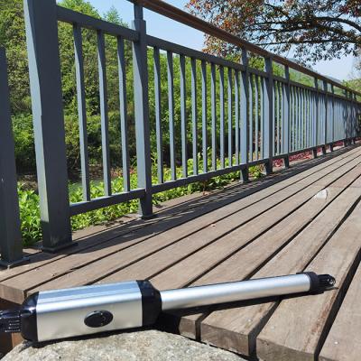 China Heavy Duty Automatic Dual Swing Gate Motor 24VDC 300kg 3m per Leaf for Garden Gate for sale