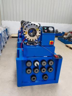 China Quick Change Hydraulic Hose Crimping Machine 38MM 3KW Fuel Hose Crimper for sale