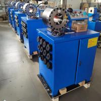 China 2 Inch Electric Rubber Hose Crimping Machine 600T Crimping Force for sale