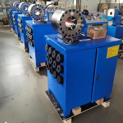 China 2 Inch Electric Rubber Hose Crimping Machine 600T Crimping Force for sale