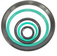 China Compression Molding FKM Rubber DIN 3869 ED Ring 14 For Automotive And Aerospace Industries for sale