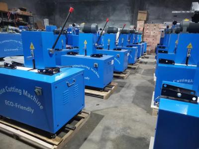 China Heavy Duty Hose Cutting Machine with 128kg Weight and 850*600*1200mm Size for sale