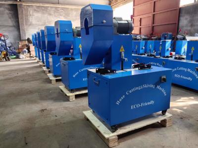China Electric 1/4 Inch-2Inch Size Is 850*600*1200mm Manufacturing Rubber Hose Cutting Machine With Cutting Motor 2850 RPM for sale