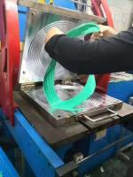 China NBR/FKM/FFKM/EDPM/SI Green Rubber O Rings OEM/ODM Compression Molding With Good Oil Resistance 16-30 N/mm Tear Strength for sale