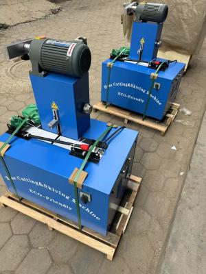 China Dust-free Rubber Hose Cutting Machine And Skiving Machine with 4 Layers and Advanced Button Control 2 Inch 6-51mm Blue for sale