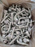 China Different Raw Material 00400 Stainless Steel Hydraulic Hose Fittings Copper Brass Hydraulic Hose Ferrule Hose Endings for sale