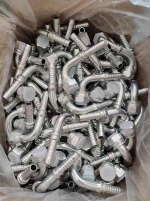 China Different Raw Material 00400 Stainless Steel Hydraulic Hose Fittings Copper Brass Hydraulic Hose Ferrule Hose Endings for sale