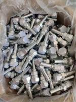 China Different Raw Material And Standards Carbon Steel 1/2 JIC Hydraulic Hose Fittings JIS BSP Steel Brake Line Adapters for sale
