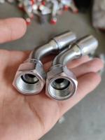 China Different Size And Standards Carbon Steel Flange 1/2 JIC Hydraulic Hose Fittings JIS BSP Steel Brake Line Adapters for sale