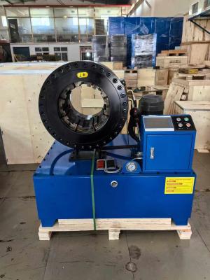 China 3 Inch 1/4-3 Inch With Electric 200pcs/h Work Efficiency 800T Hydraulic Hose Crimping Machine For 6-76mm Crimping Range for sale