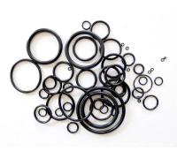 China NBR/FKM/FFKM/SI Material Rubber O Rings OEM/ODM Compression Molding With Good Oil Resistance 16-30 N/mm Tear Strength for sale